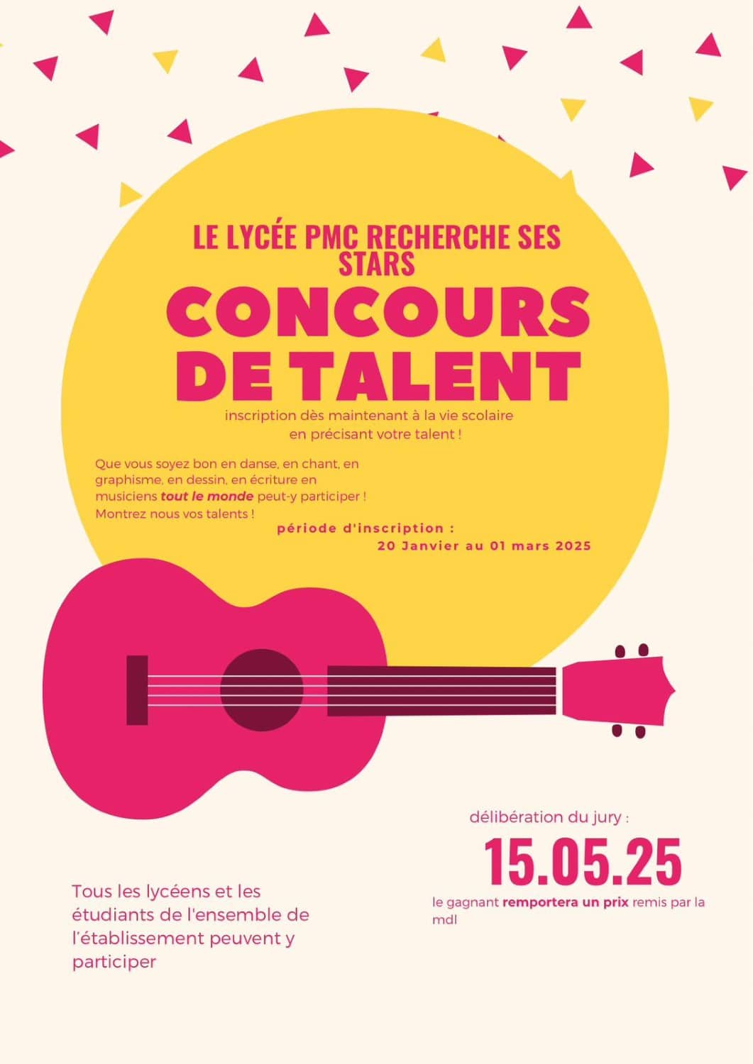 [Concours] - PMC a un incroyable talent - Lycée PMC